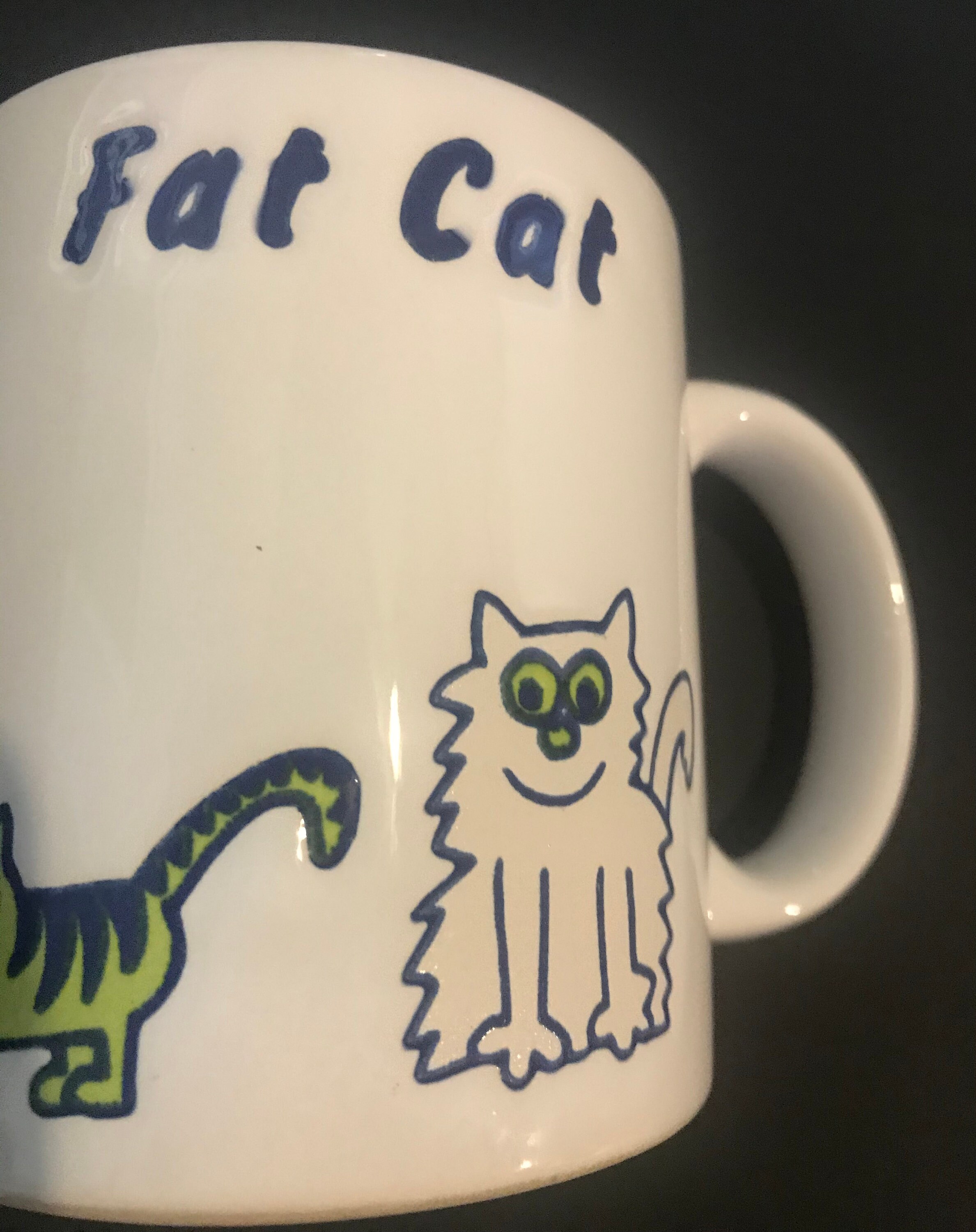 Vintage Fat Cat Mug German Waechtersbach Coffee Cup - Etsy