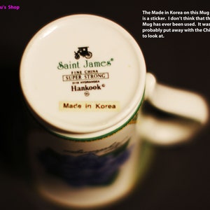 Saint James Hydrangea Super Strong Fine China Tea Mug Hankook - Etsy