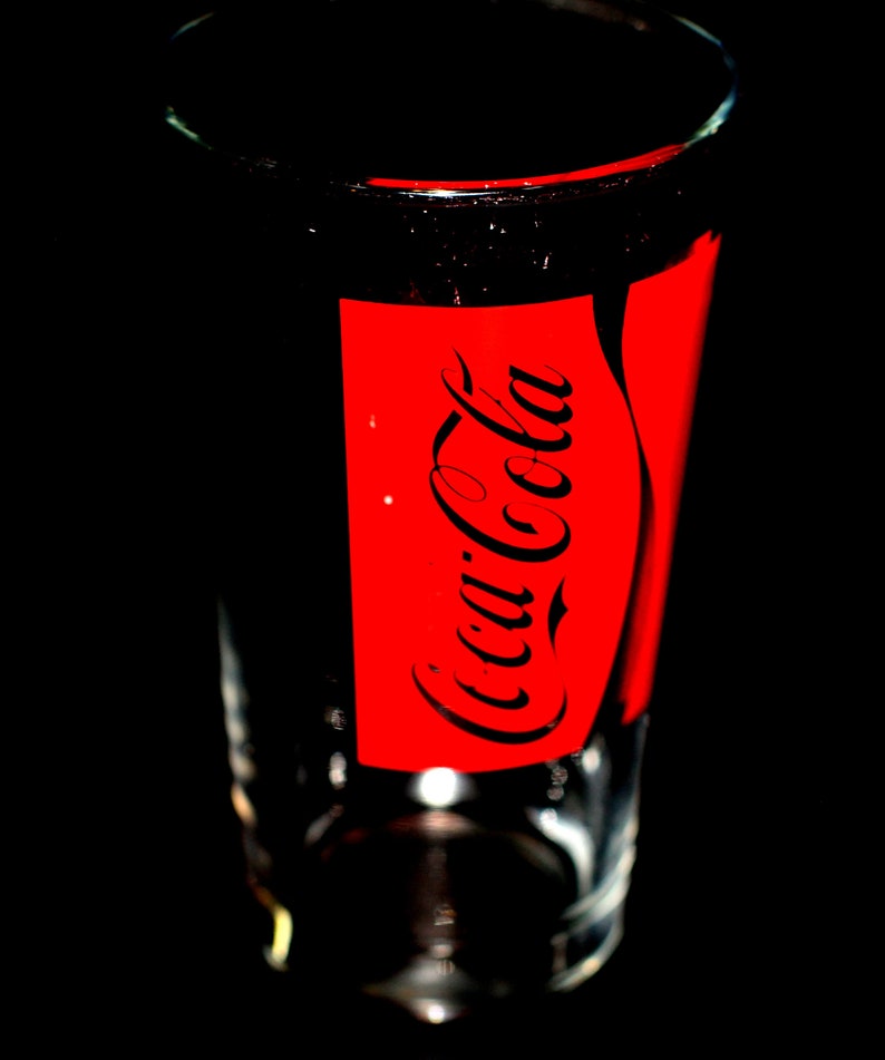 Coca-cola 16 Ounce Tumbler Coke Pint Sized Drinking Glass - Etsy