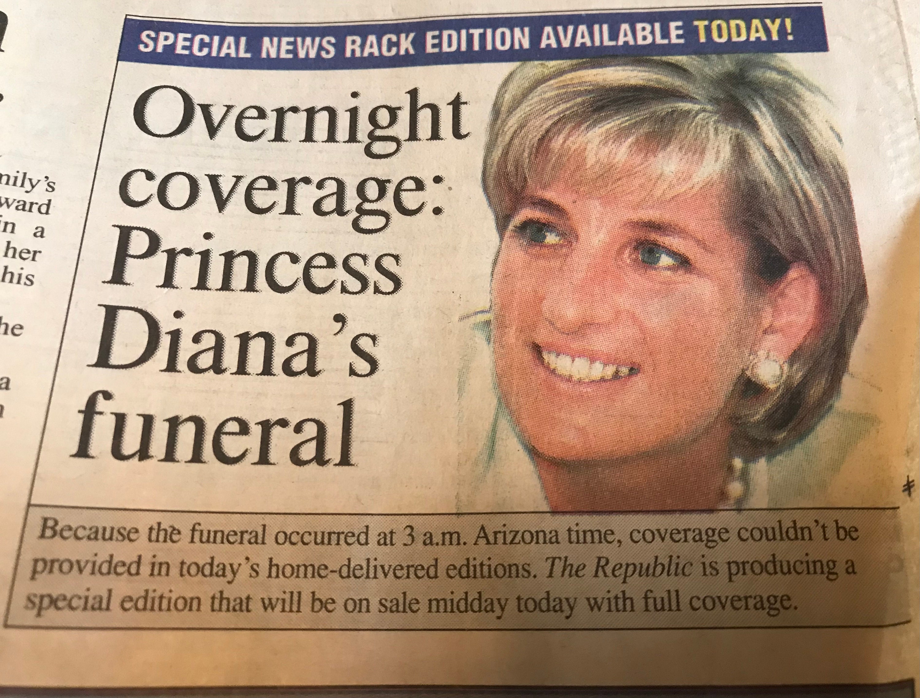1990s, Revered Mother Teresa Dies, Princess Diana’s Funeral, 9/6/97 ...