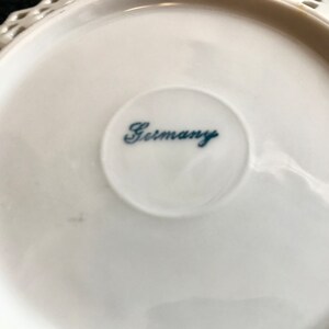 Vintage German Decorative Plate, 5.5 Inch Fancy Victorian Style Plate ...