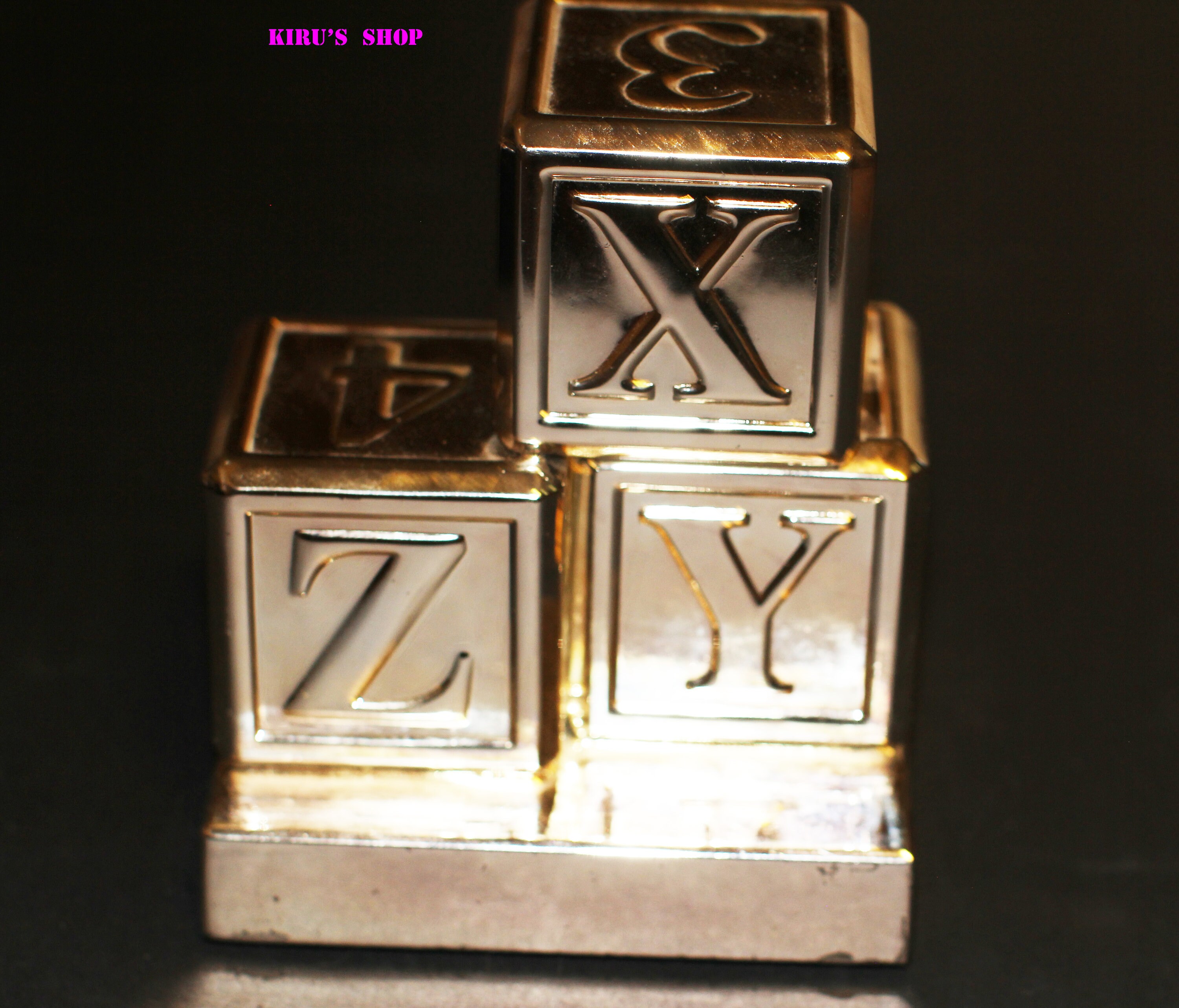 Metal Baby Blocks Decoration Metal Decor for Baby Over 3 - Etsy