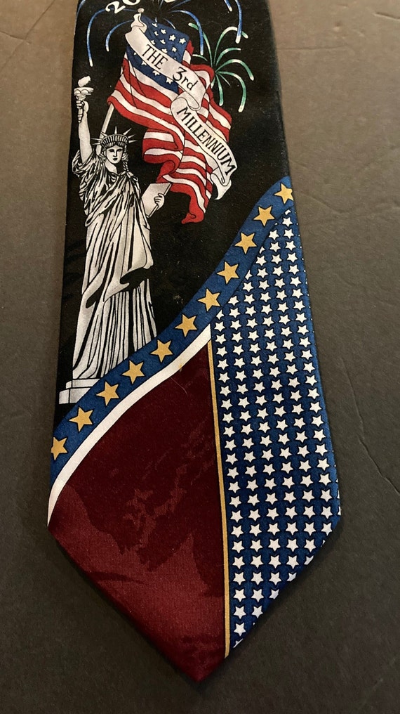 2000, The 3rd Millennium, American Flag, Statue of Li… - Gem