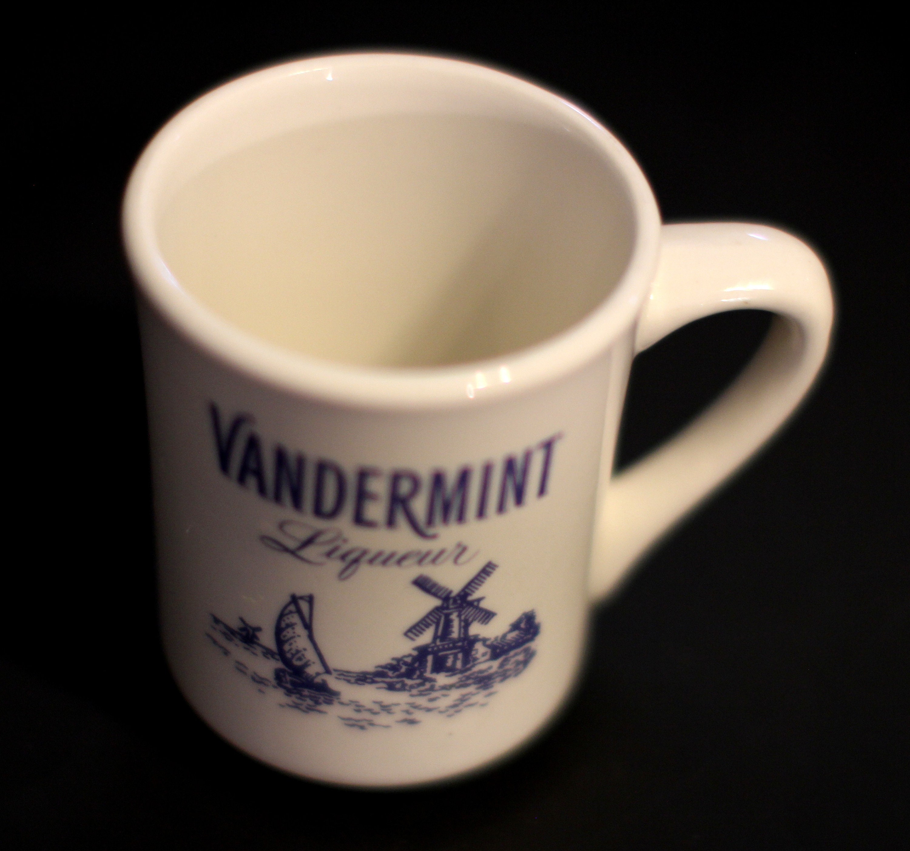 Vandermint Liqueur Coffee Mug Dutch Coffee Recipe Mug Blue & | Etsy