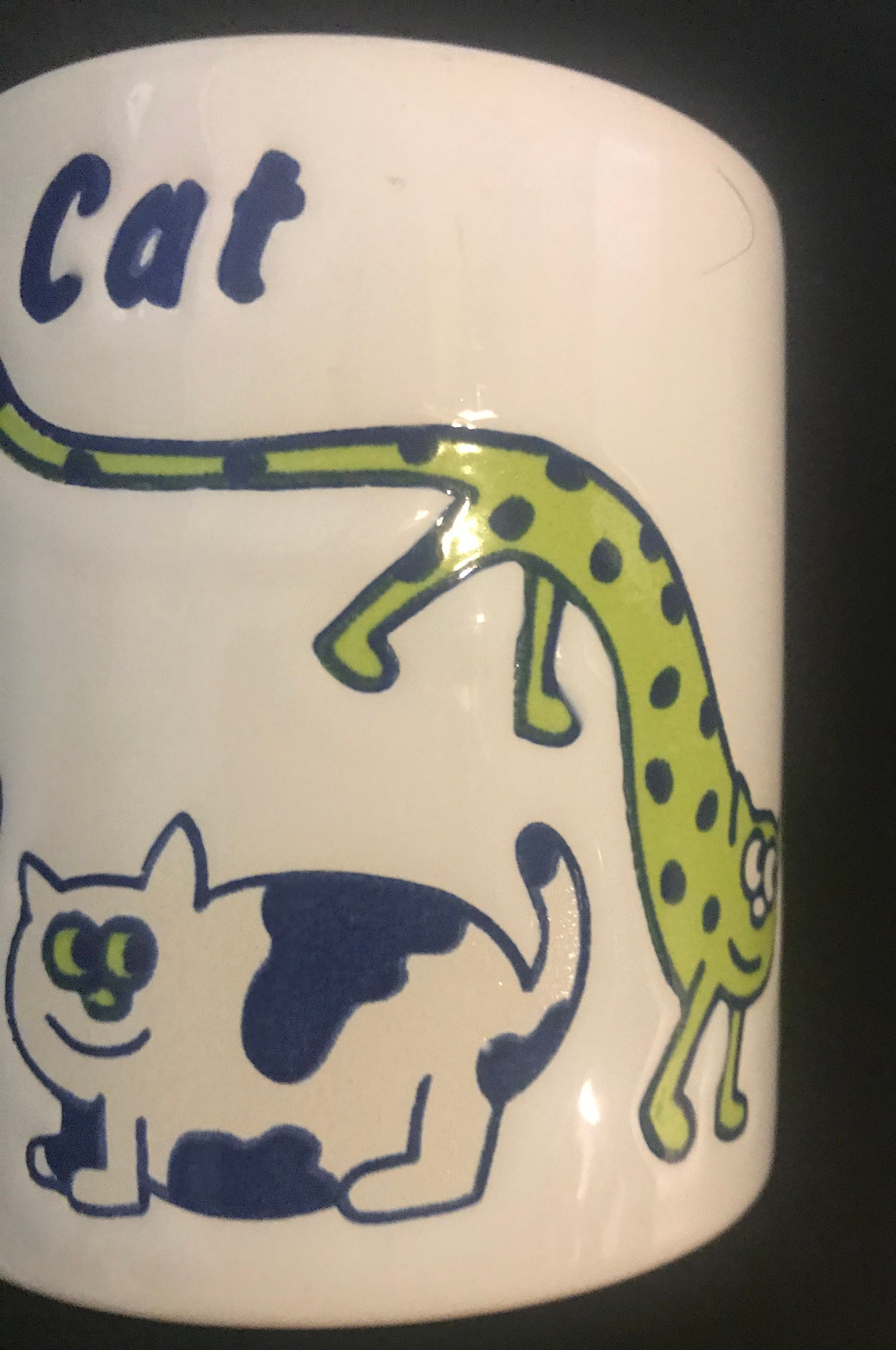Vintage Fat Cat Mug German Waechtersbach Coffee Cup - Etsy