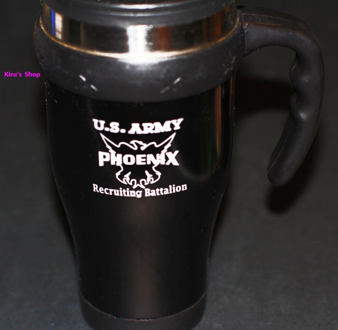 U.S. Army Phoenix Recruiting Battalion Stainless Steel Travel - Etsy