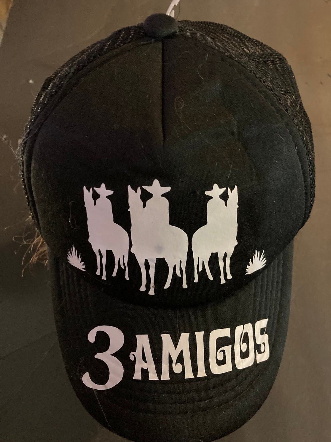 Vintage 3 Amigos Hat, Mesh Back, Snapback, Truckers Hat, Baseball Cap ...