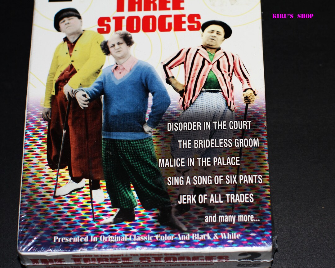 Vintage New, Sealed, the Three Stooges, 2 DVD Boxed Set, Larry, Moe ...