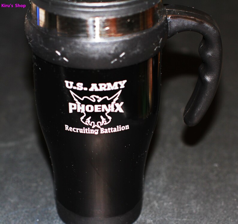 U.S. Army Phoenix Recruiting Battalion Stainless Steel Travel - Etsy