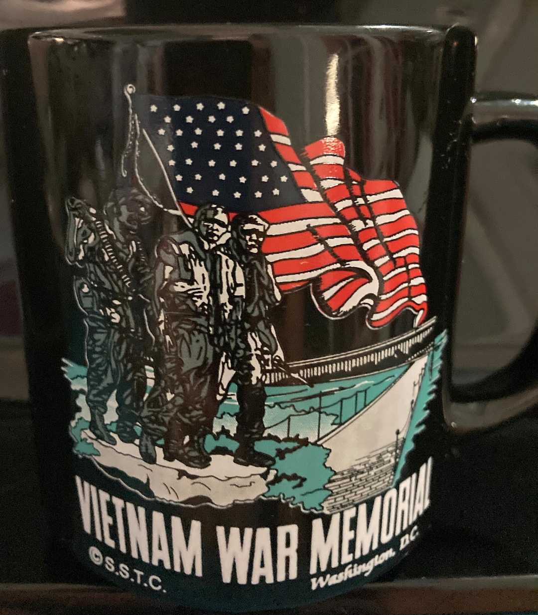 Vintage Vietnam War Memorial, Washington DC Mug. Military Coffee Cup - Etsy