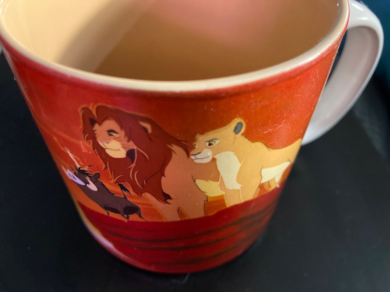 1990s, Disney Lion King Mug, Vintage Simba Coffee Cup - Etsy