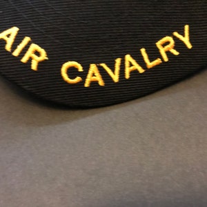 1st Cavalry, Air Cavalry Hat, Embroidery Wings, Military Official ...