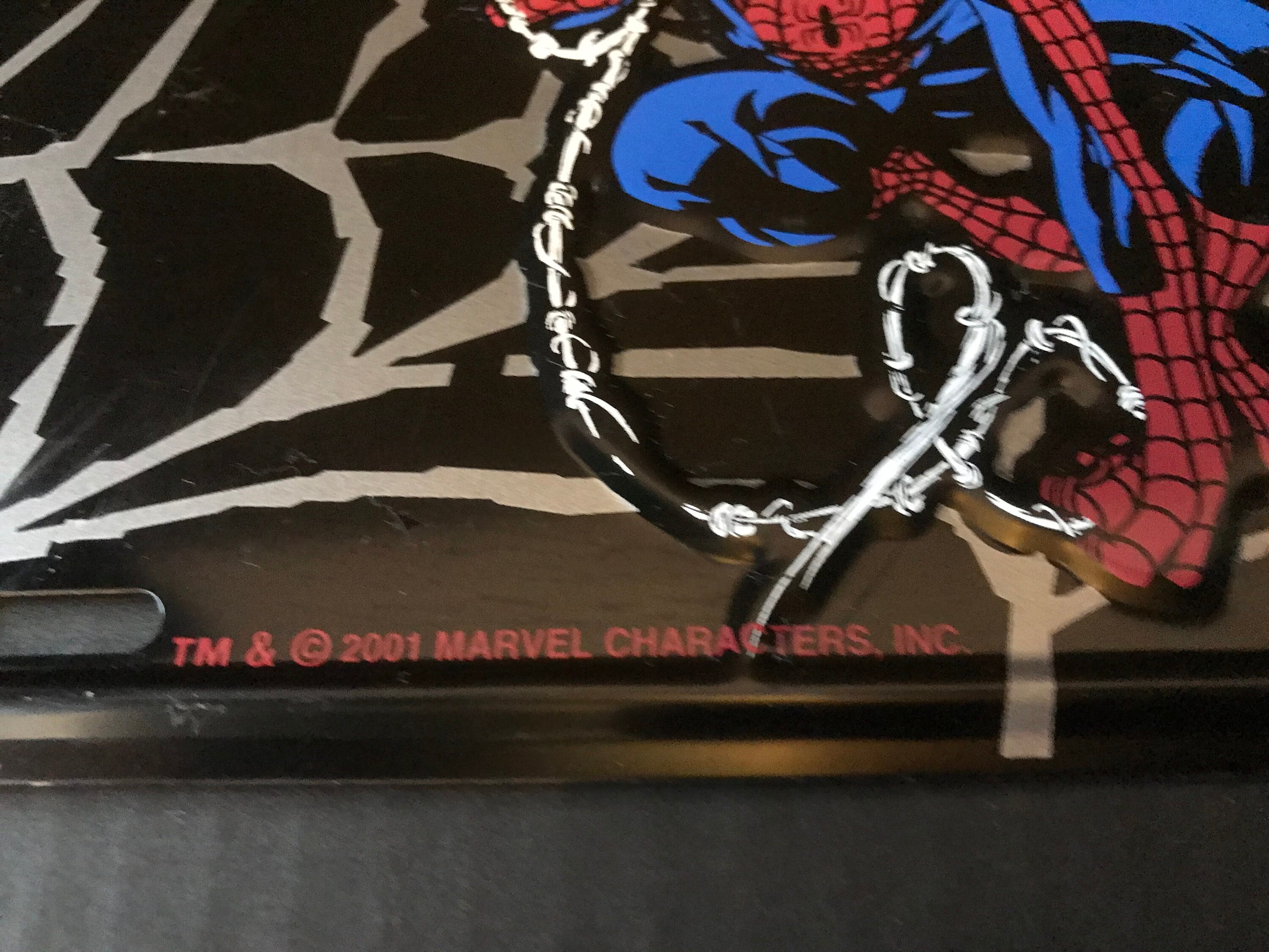 2001, Vintage Spiderman Aluminum Embossed License Plate, Superhero ...