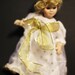 Delton 8.5" Blond Porcelain Doll in White & Gold Dress, Holiday Doll ...