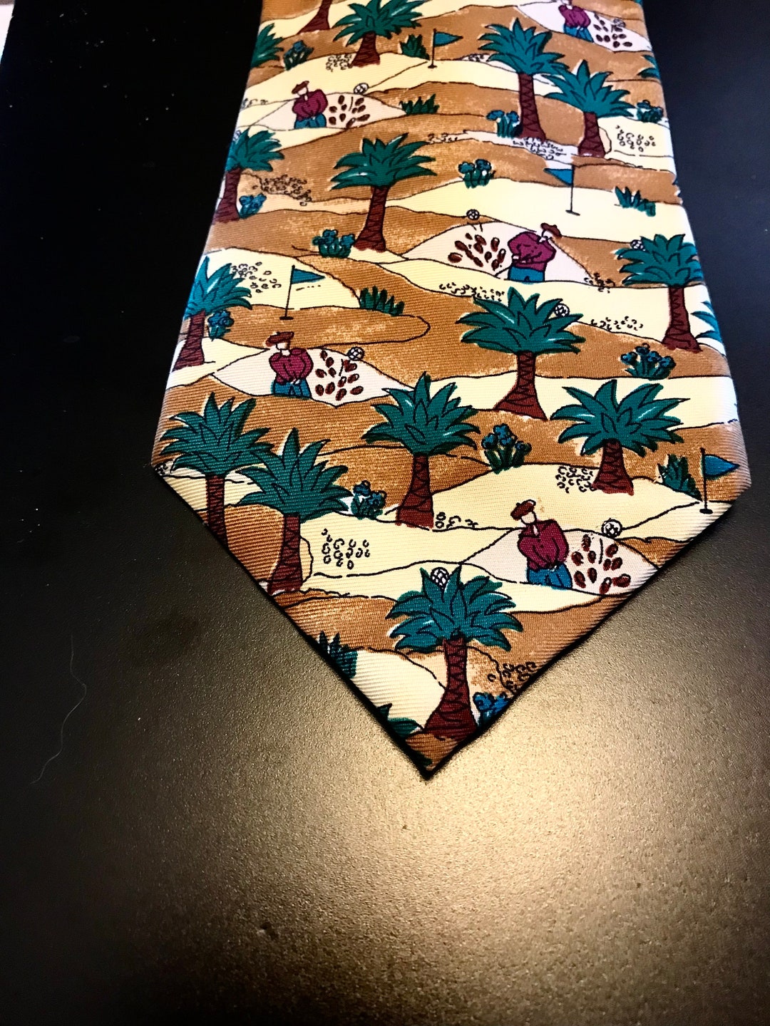 1990s, Pivot Rules 100% Silk Golf Tie, Mens 4 Golf Necktie - Etsy