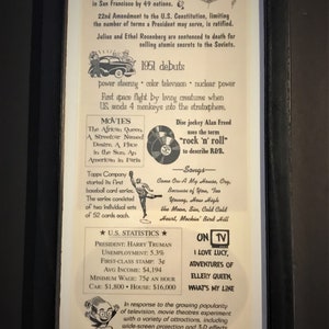 1950s, it Happened In...1951 Framed Picture, History, Fun Interesting ...