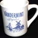 Vandermint Liqueur Coffee Mug, Dutch Coffee Recipe Mug, Blue & White ...