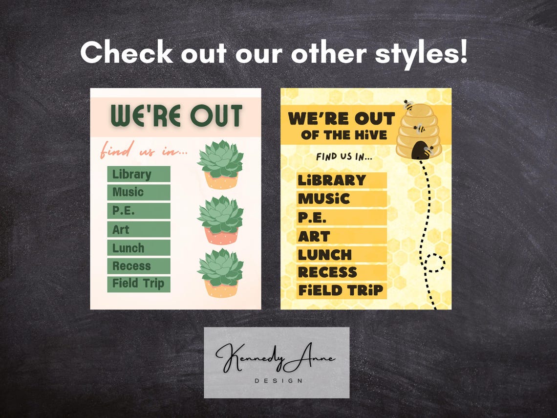 Classroom Door Sign - Where Are We? - Elementary Specialties Sign - Etsy