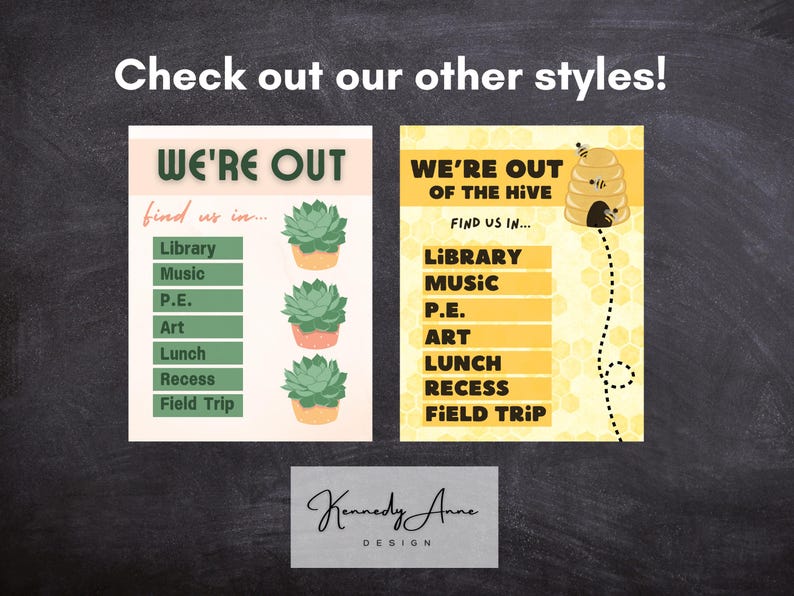 Classroom Door Sign - Where Are We? - Elementary Specialties Sign - Etsy