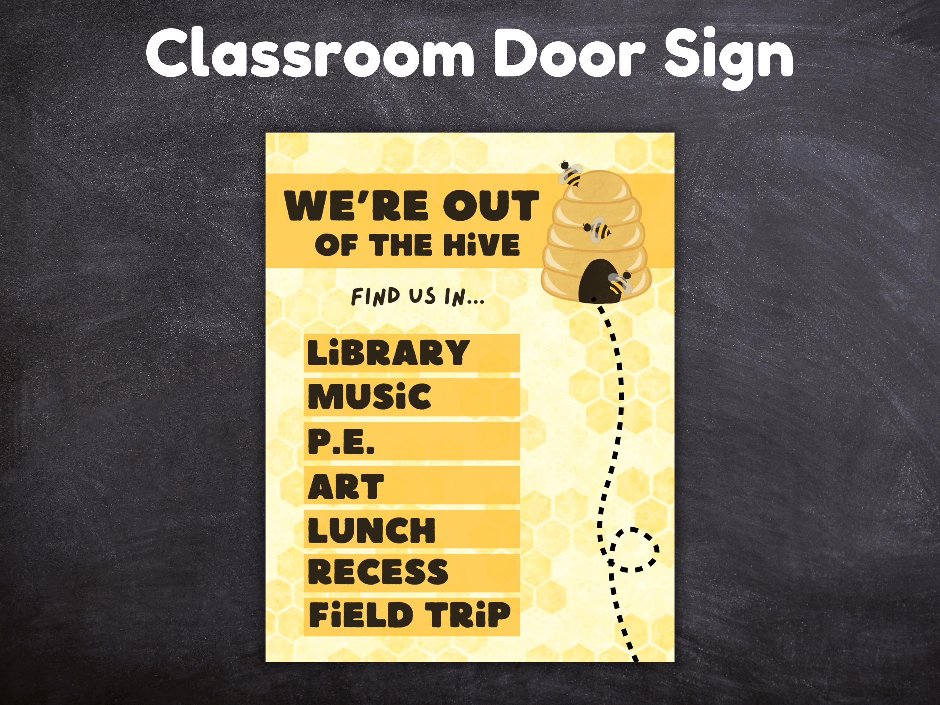 Classroom Door Sign - Where Are We At? - Elementary School Specialties ...