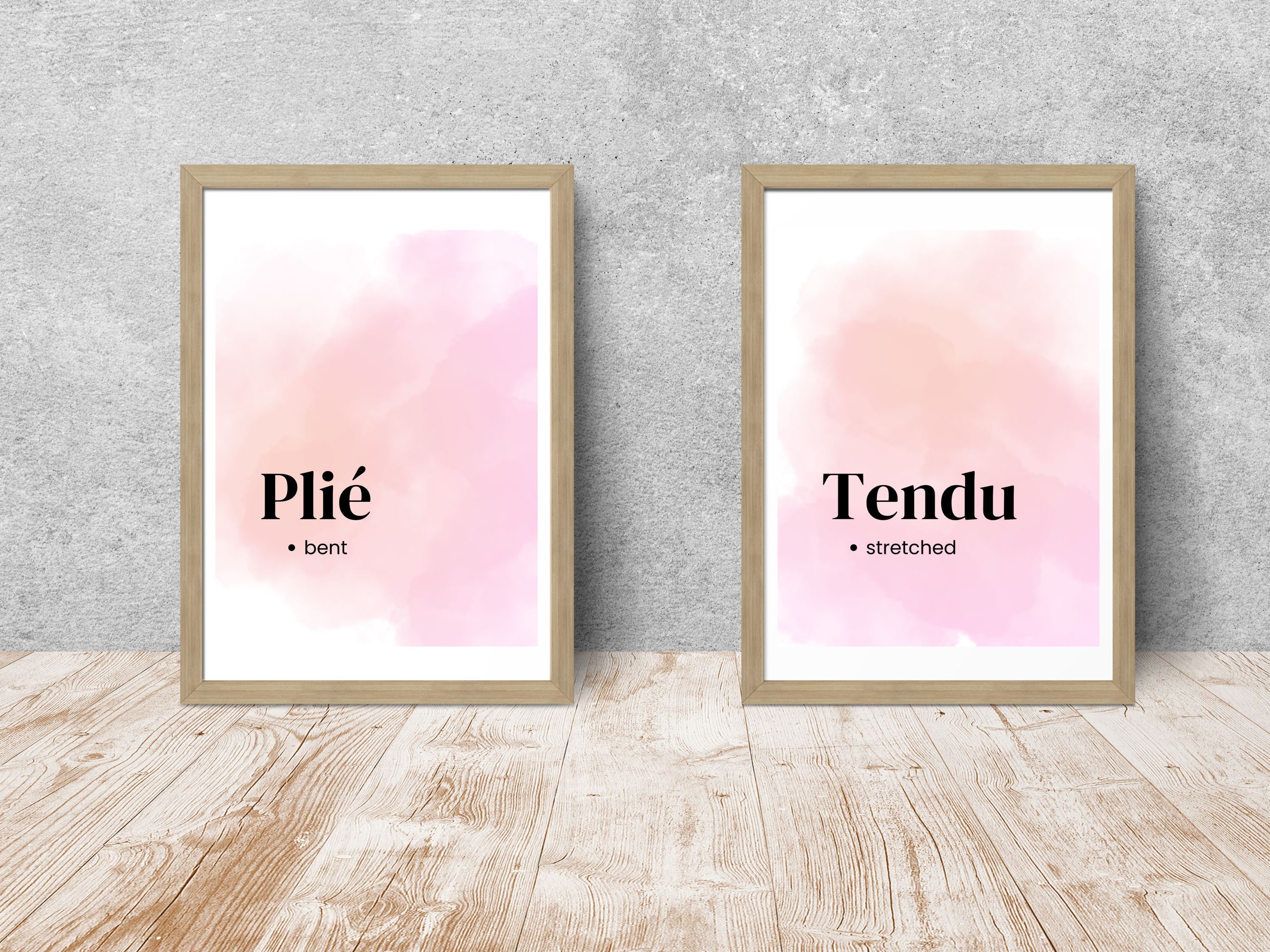 Ballet Definition Posters - Dance Studio Decor - Etsy