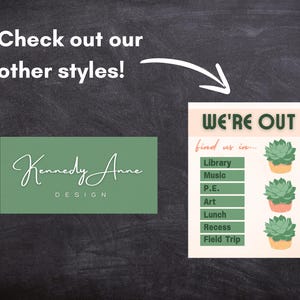 Classroom Door Sign - Where Are We At? - Elementary School Specialties ...