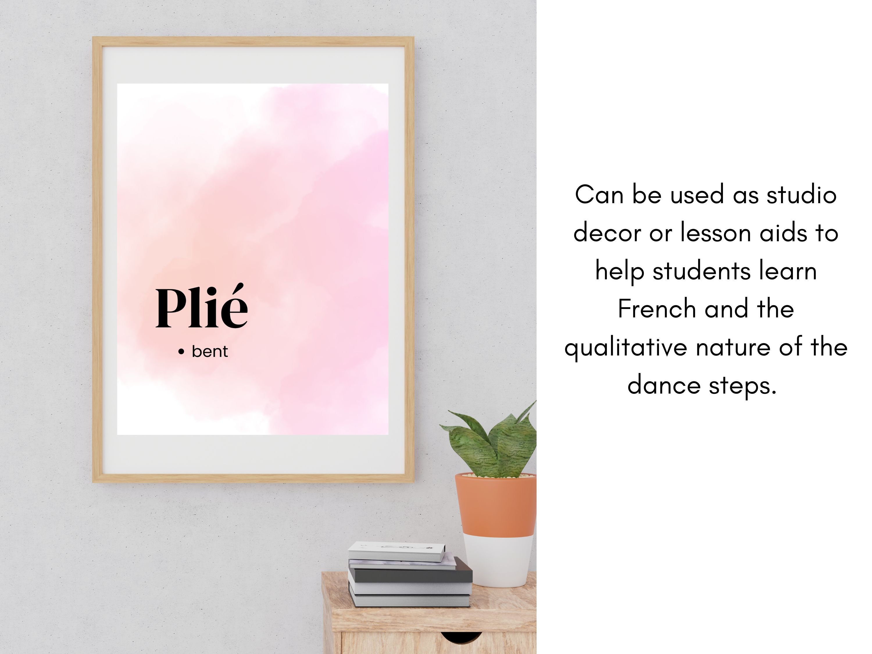 Ballet Definition Posters - Dance Studio Decor - Etsy