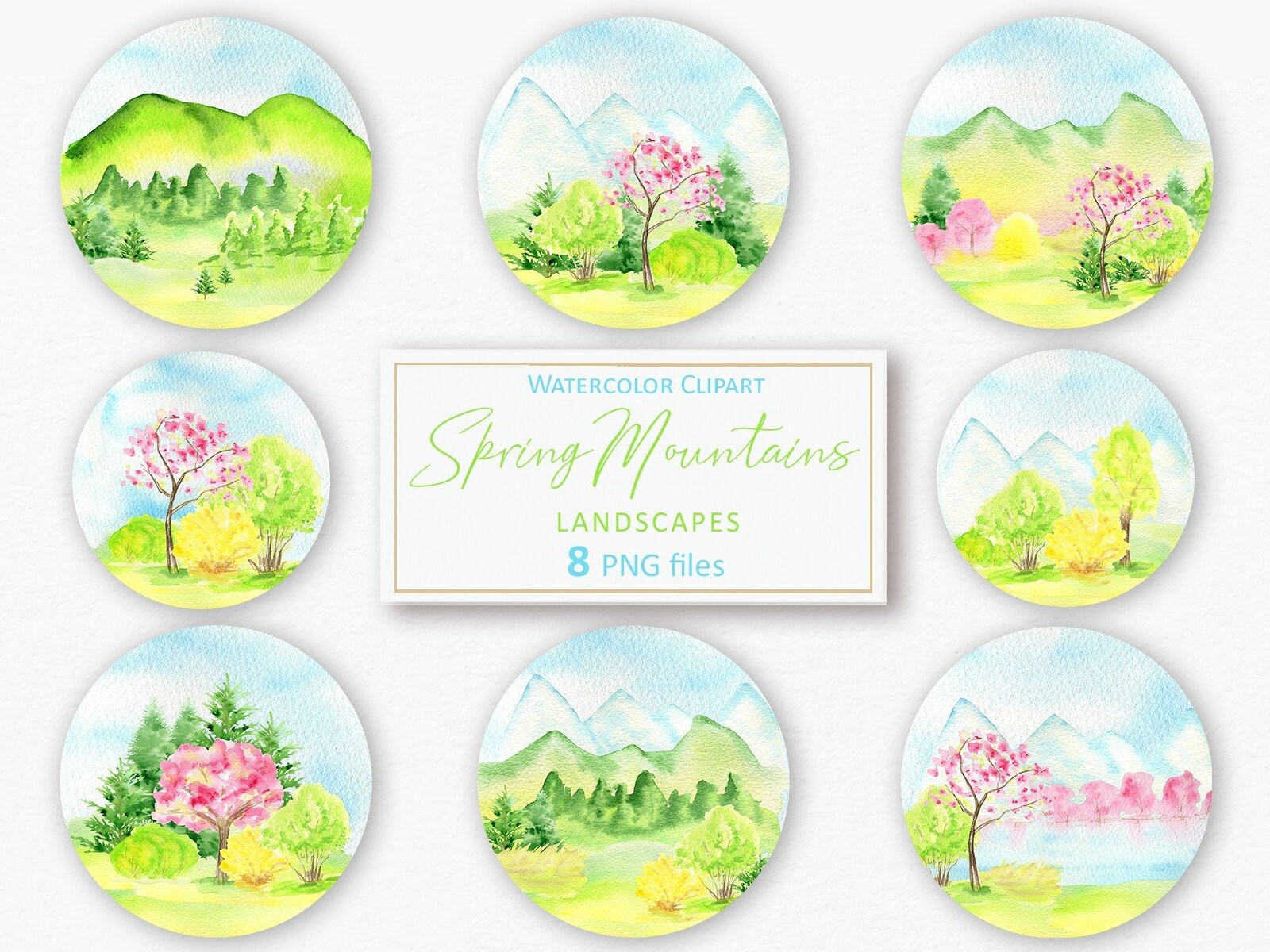 Spring Landscape Clipart