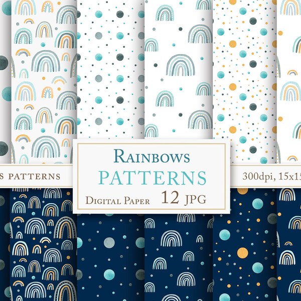 Modern Rainbow - Etsy