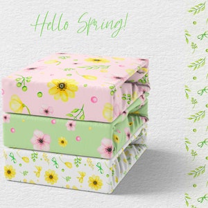 Watercolor Spring Floral Digital Paper Pack, Flowers Scrapbook ...