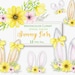 Easter Bunny Ears Clipart, Watercolor Spring Holyday Rabbit Ears With ...