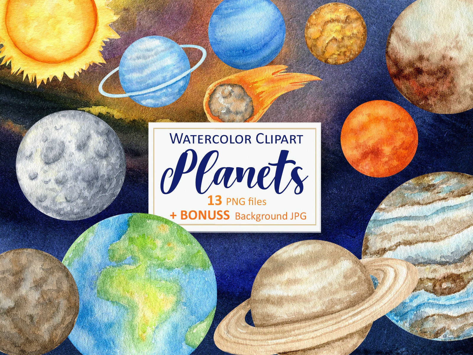Outer Space Clipart, Solar System Png, Space Planet Clipart | lupon.gov.ph