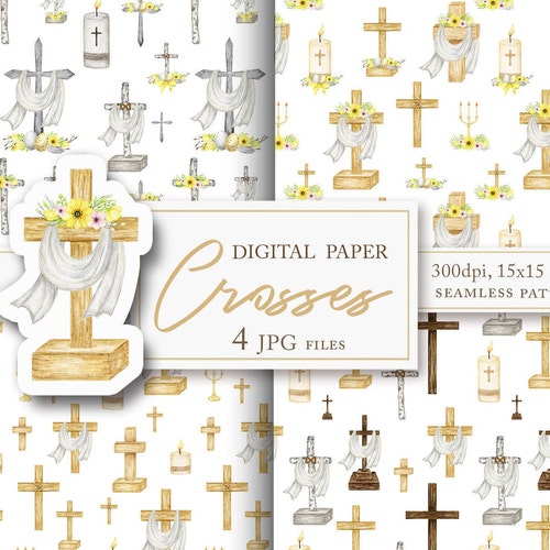 Religious Easter Digital Paper Pack INSTANT DOWNLOAD Bible - Etsy