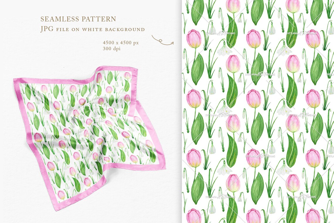 Watercolor Tulip Clipart PNG, Spring Pink Tulips Flowers Clip Art ...