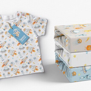 Watercolor Space Digital Paper Pack, Outer Space Seamless Pattern Files ...