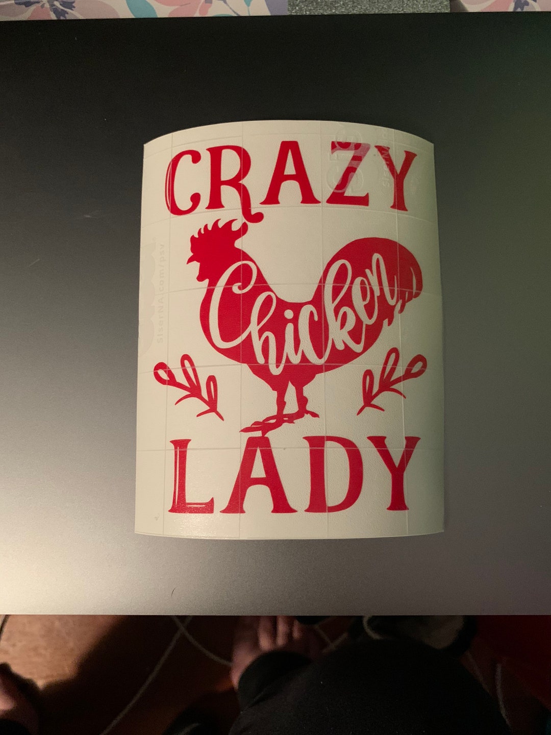 Crazy Chicken Lady Decal - Etsy