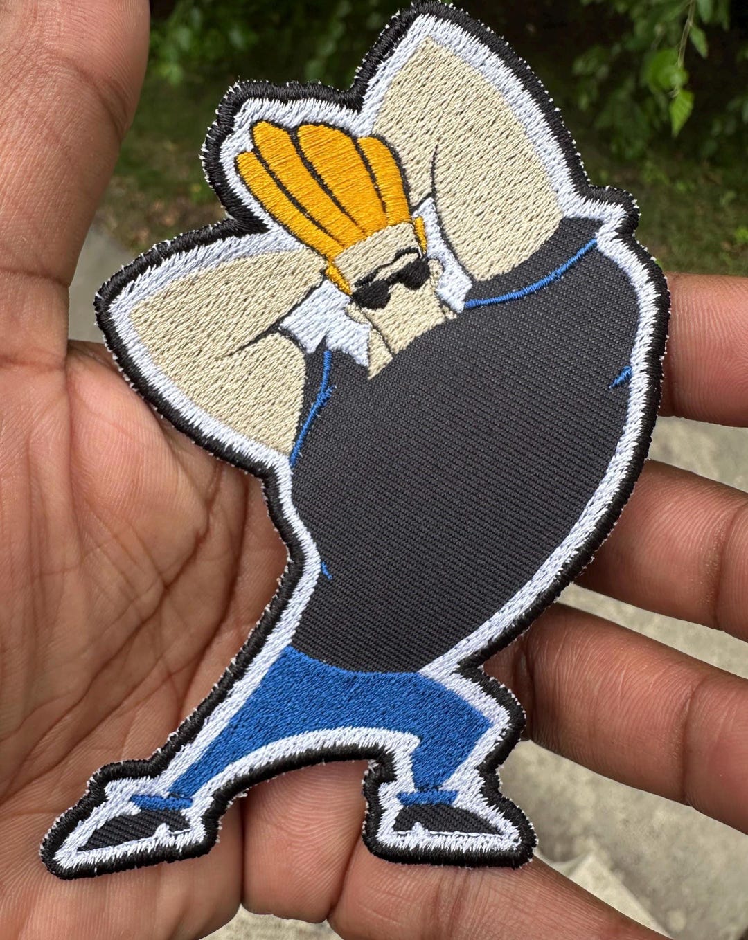 Johnny Bravo Cartoon Patch – 2.5” X 4” Sew-on or Iron-on Embroidered ...