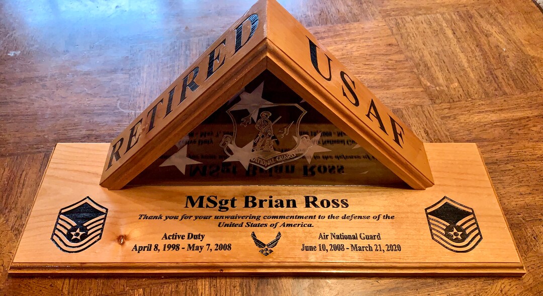 Flag Case for Retirement - Etsy