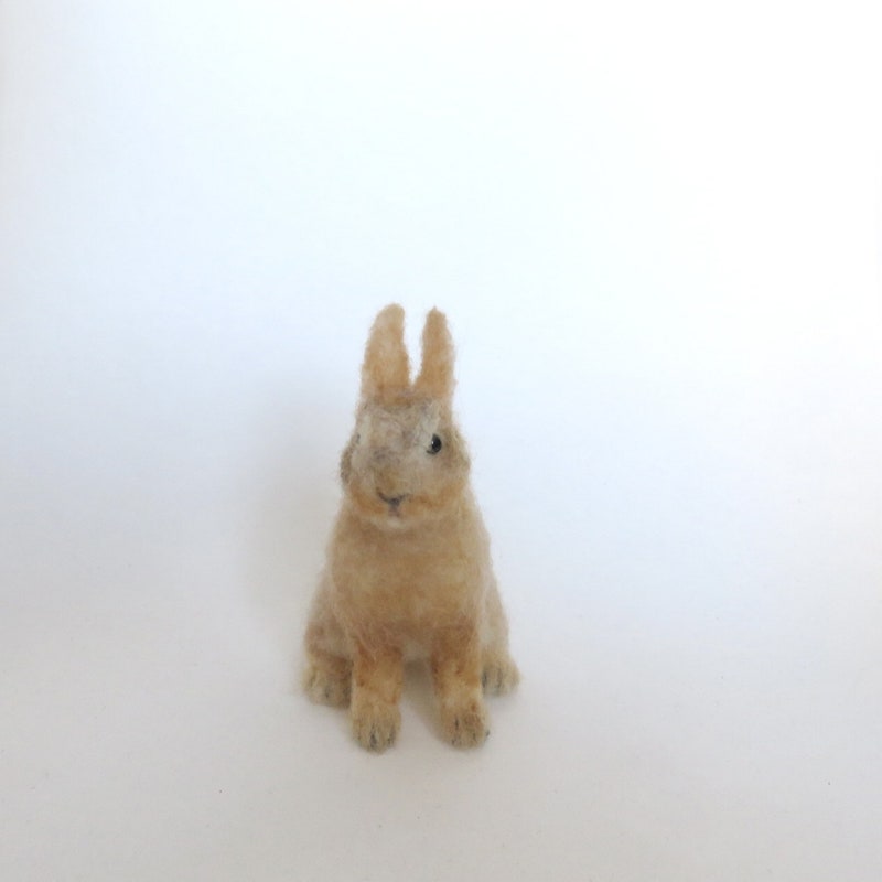 Needle Felted Rabbit - Etsy