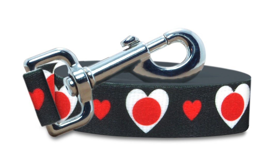 Japan Dog Leash | I Love Japan | Flag and Hearts | 6 Foot | 4 Foot ...