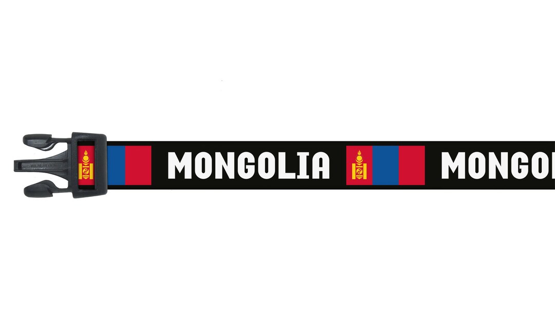 Mongolian Dog Collar | Mongolia Flag + Country Name | Pride Events ...