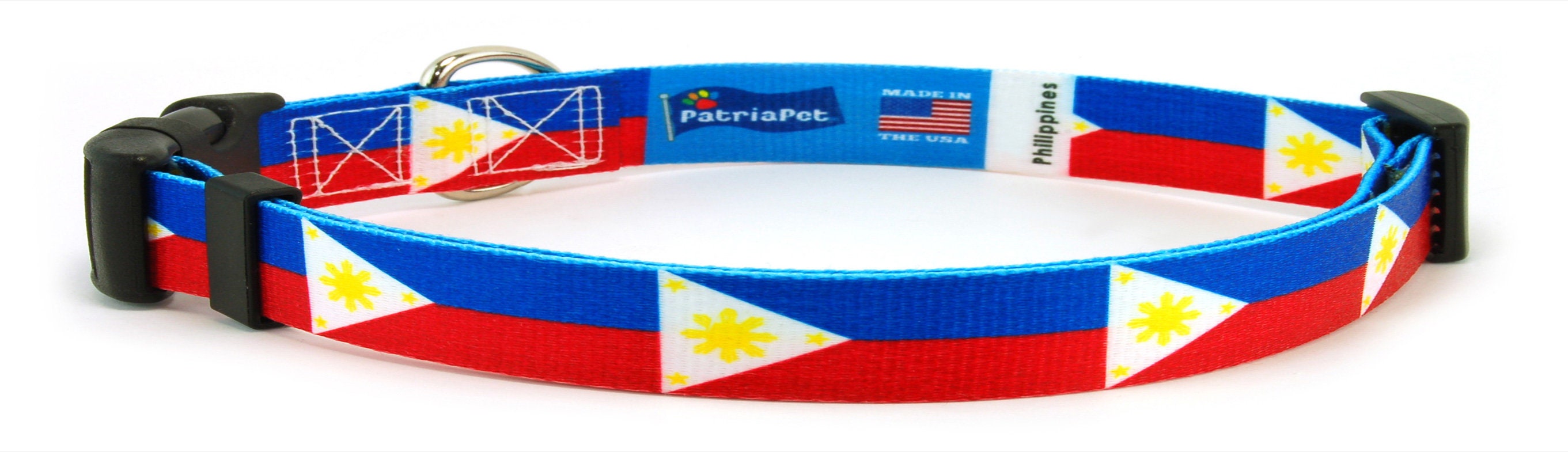 Cat Collar | Philippines Flag | Filipino | Adjustable | Easy Release ...