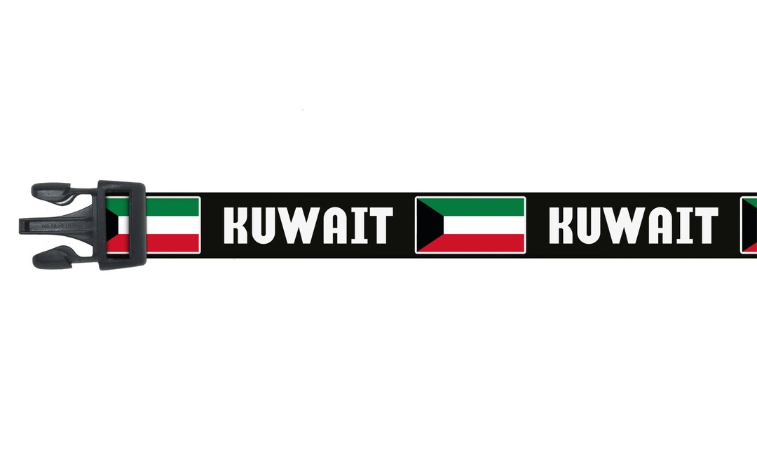 Kuwaiti Dog Collar Kuwait Flag Country Name Pride Events Quick-release ...