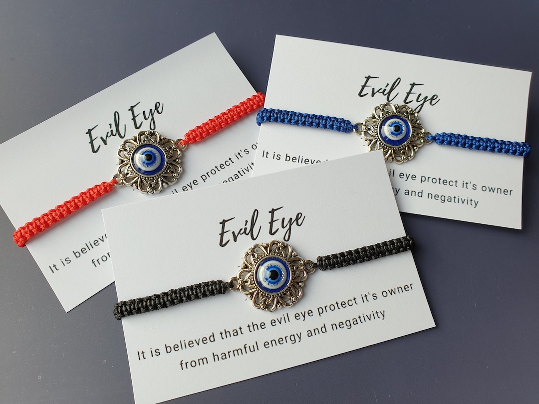 Evil Eye Bracelet. Greek Evil Eye Protection Bracelet Nazar - Etsy