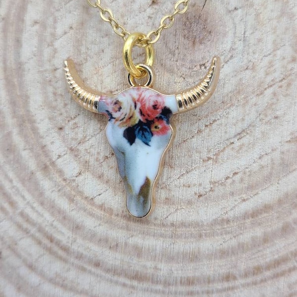 Bull Skull Chain - Etsy