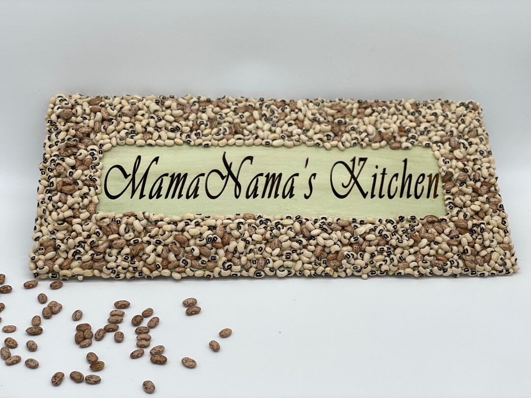 Engraved Kitchen Sign: Lentil & Bean Decoration - Etsy