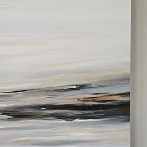 Extra Large Earthy Minimalist Wall Art 30 X 48 Inch Original Neutral ...