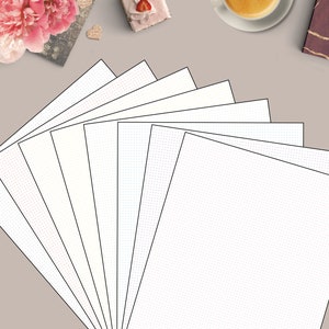 Dot Grid Paper Printable, Big Planner Printable / Letter Size Planner ...