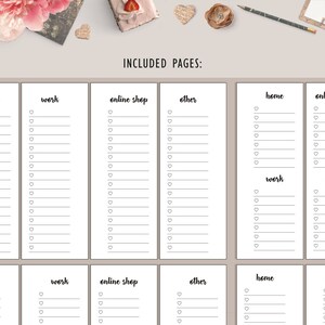 To Do List Printable, Skinny Mini Planner Printable- Home, Work, Online ...
