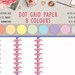 Dot Grid Paper Printable, Big Planner Printable / Letter Size Planner ...
